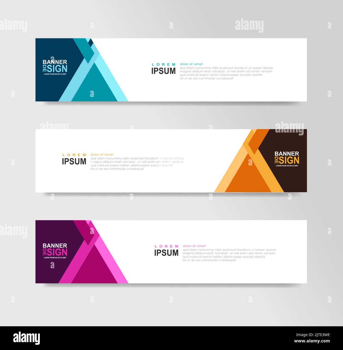 A horizontal web banner template for website header, and flyer ...