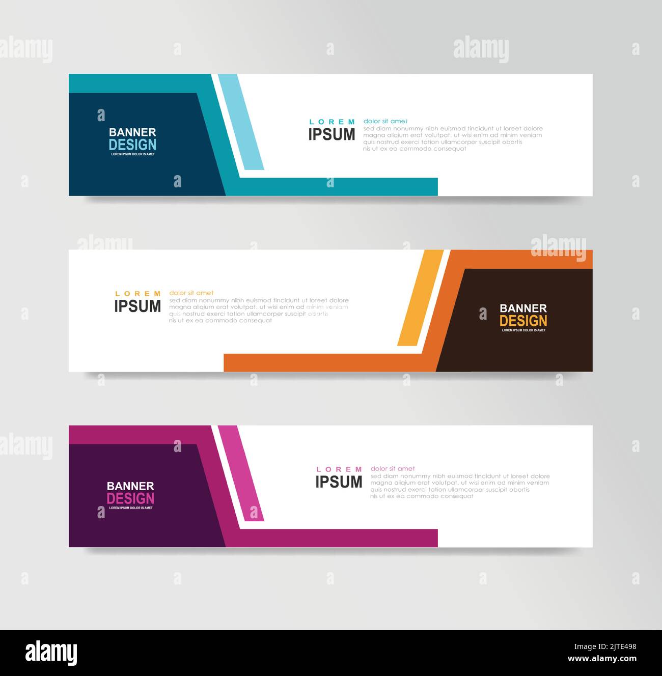 A horizontal web banner template for website header, and flyer ...