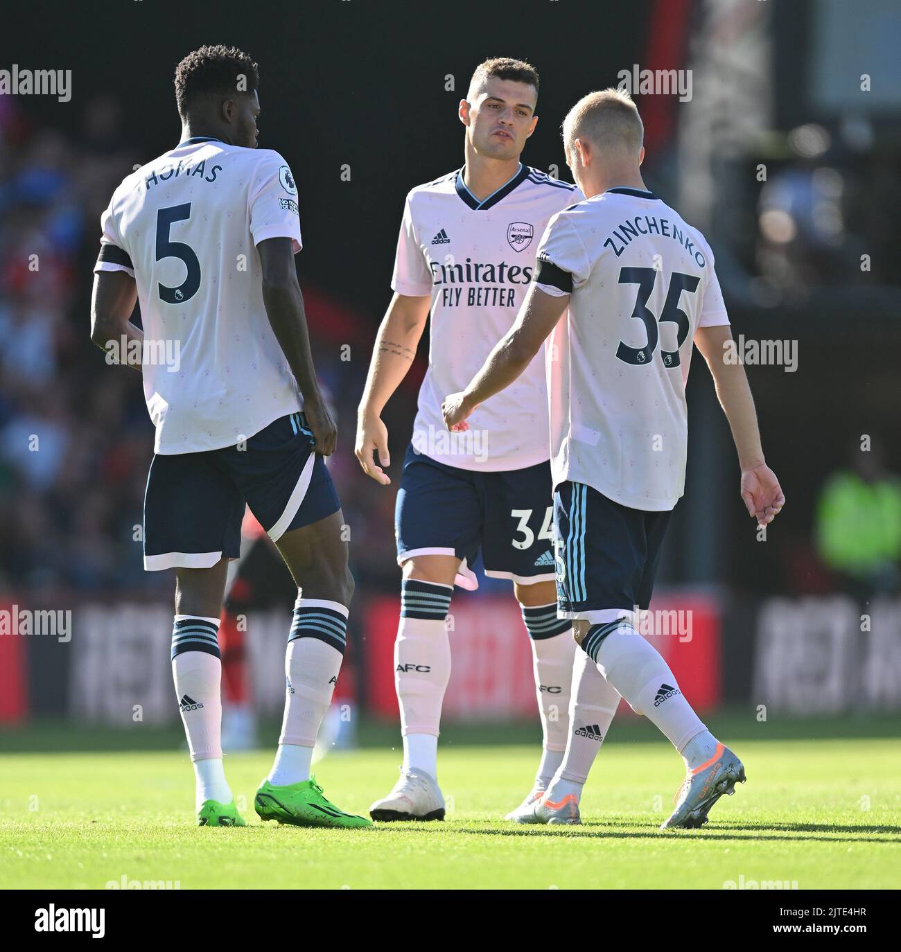 Thomas partey granit xhaka hi-res stock photography and images - Alamy