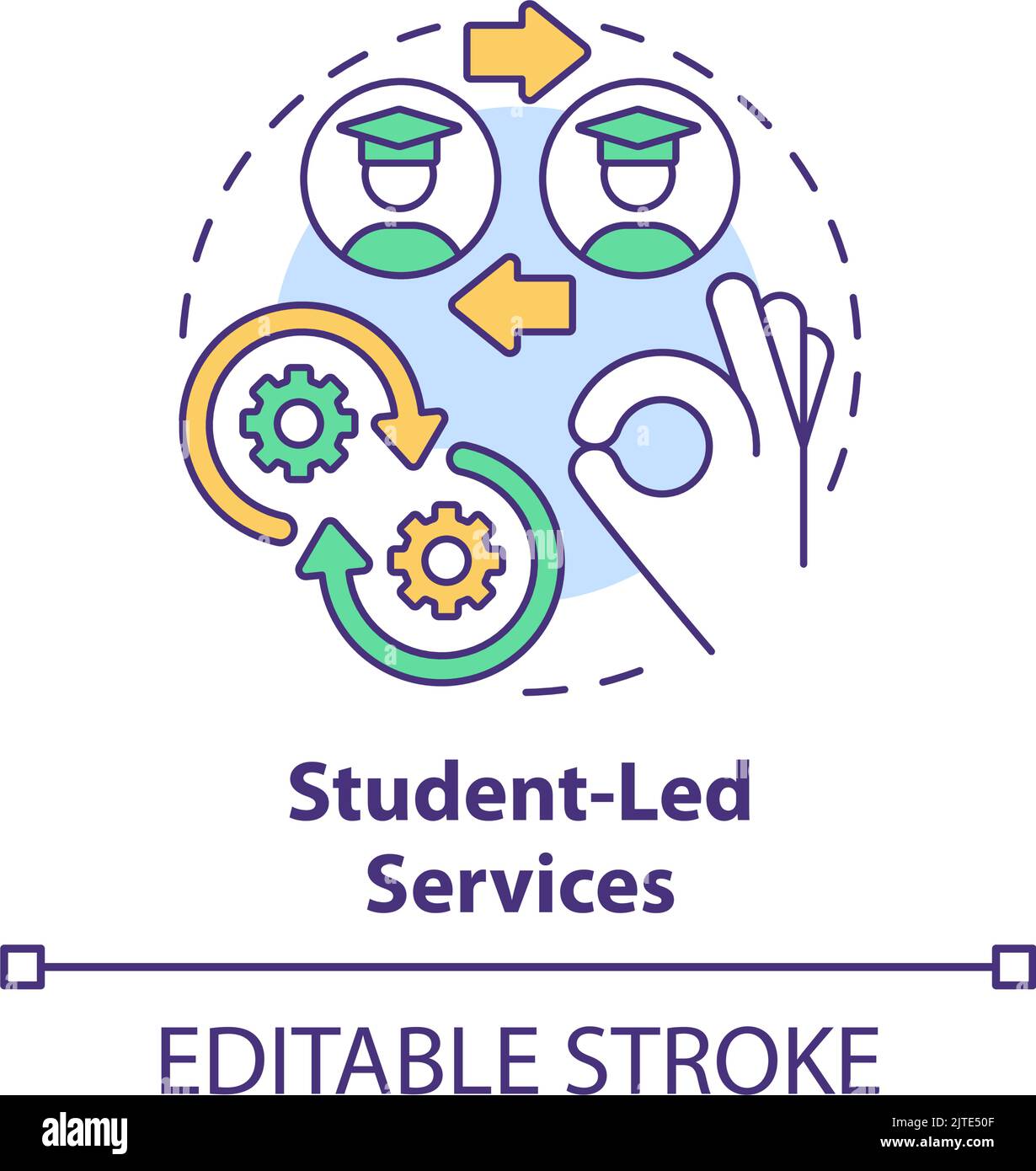 Student services complex Stock Vector Images - Alamy