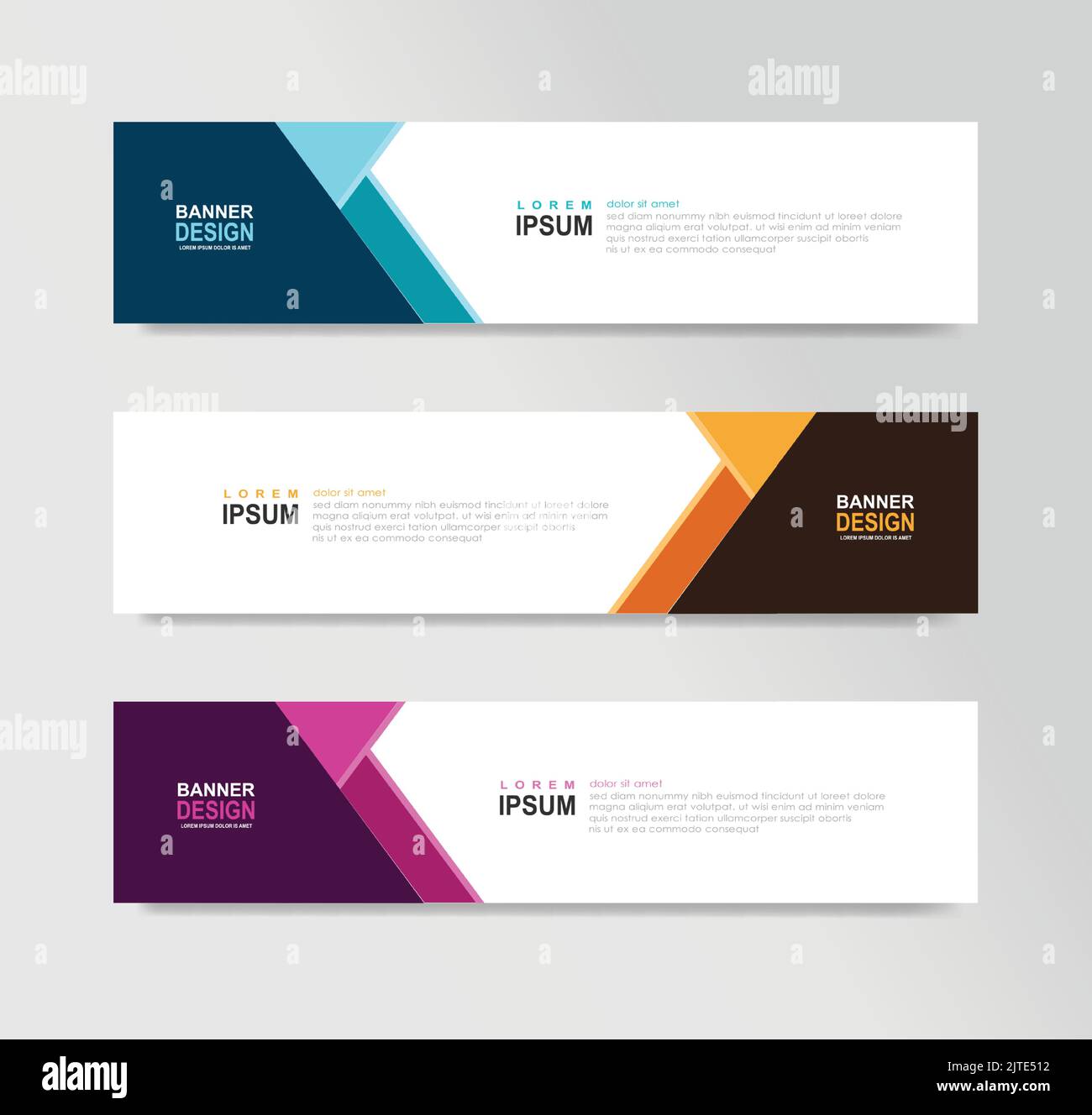 A vector of templates of web banner website header SEO ads flyer ...