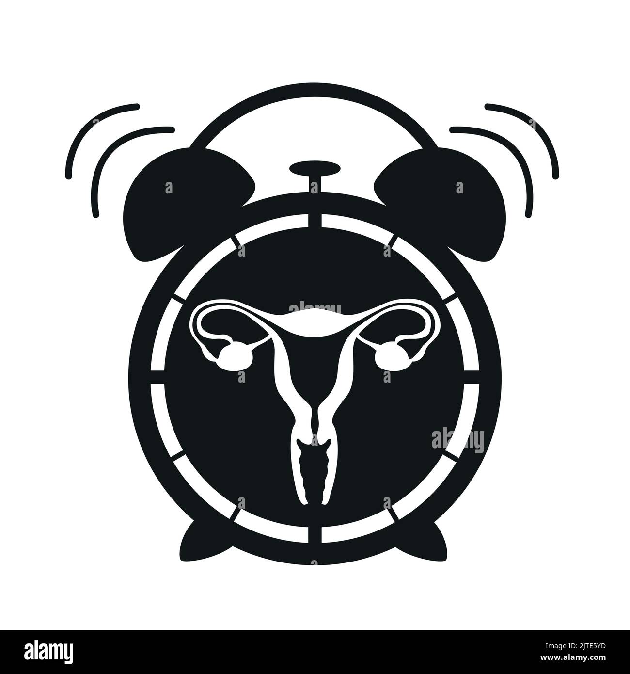 The Female Reproductive System Stock Vector 0364