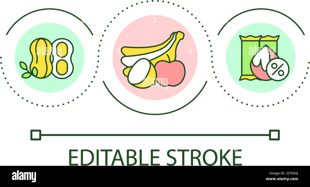 Healthy ration loop concept icon Stock Vector Image & Art - Alamy