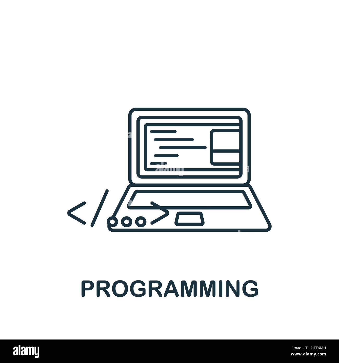 Visual Hierarchy Icon Line Simple Web Design Icon For Templates Web Design And Infographics