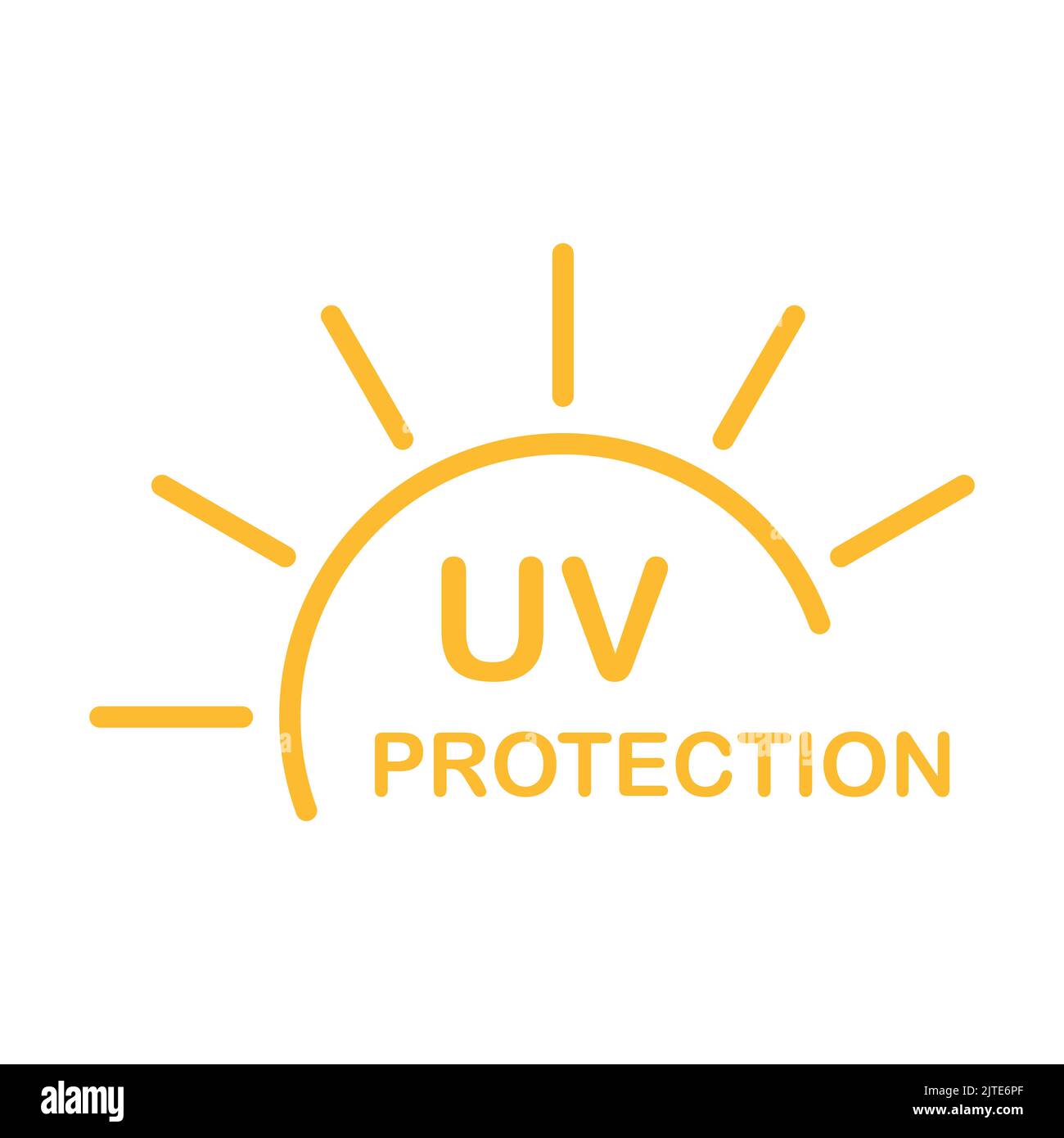 UV radiation icon vector solar ultraviolet light symbol for graphic design, logo, website ...