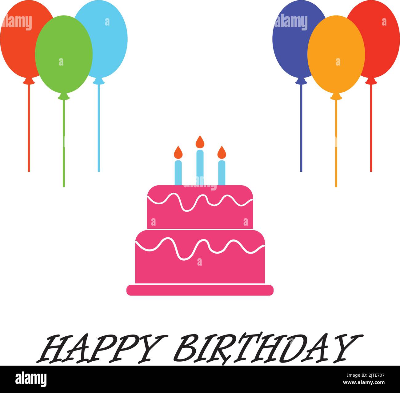 birthday greeting images. This image can be used for making logos ...