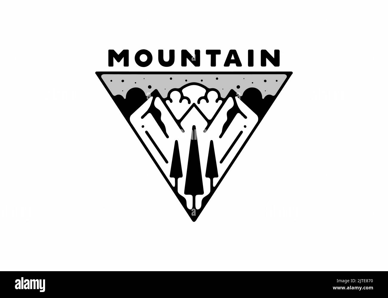 Triangle with line Cut Out Stock Images & Pictures - Alamy