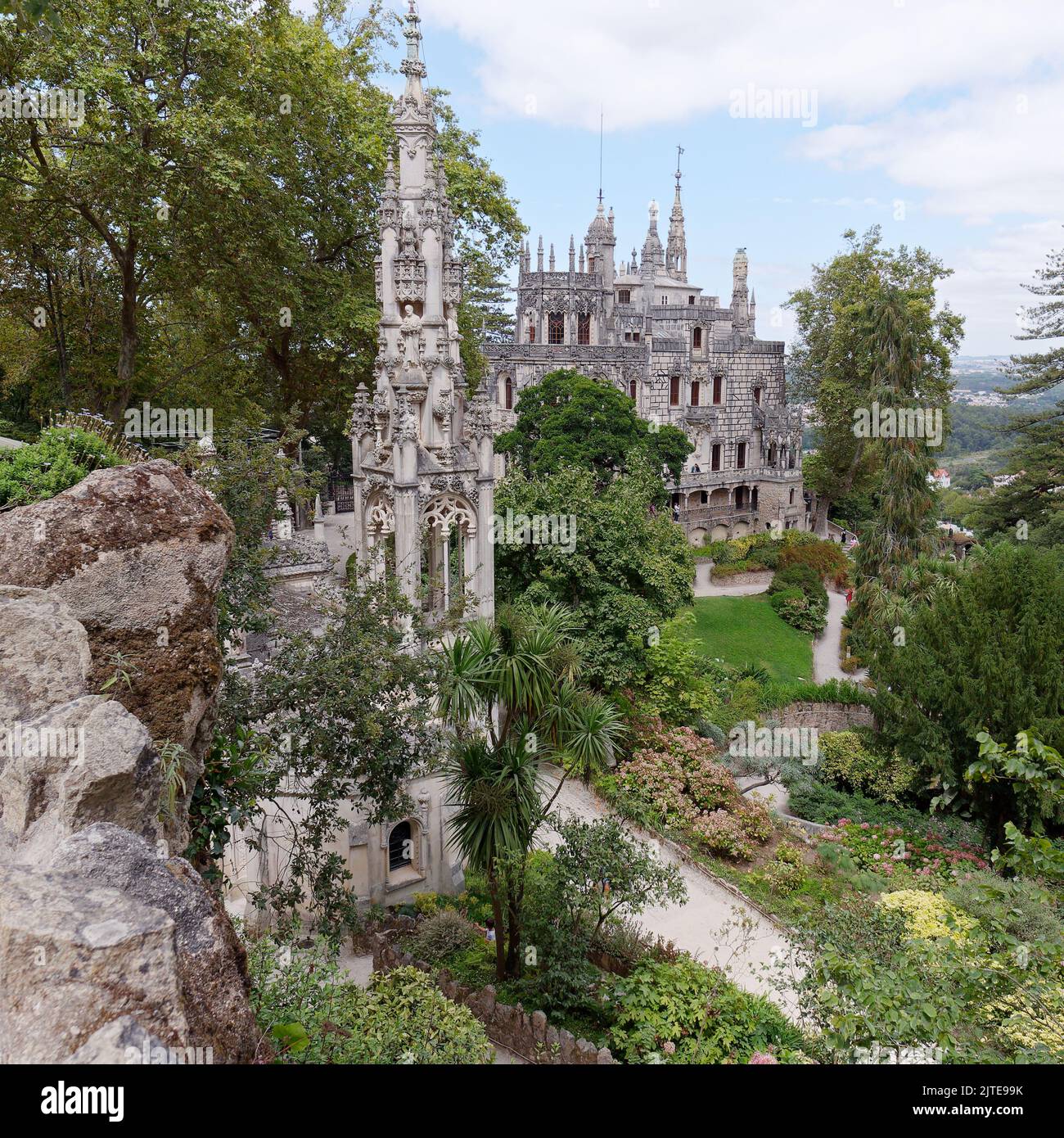 Quinta da Regaleira, a Unesco World Heritage site and palace in the ...
