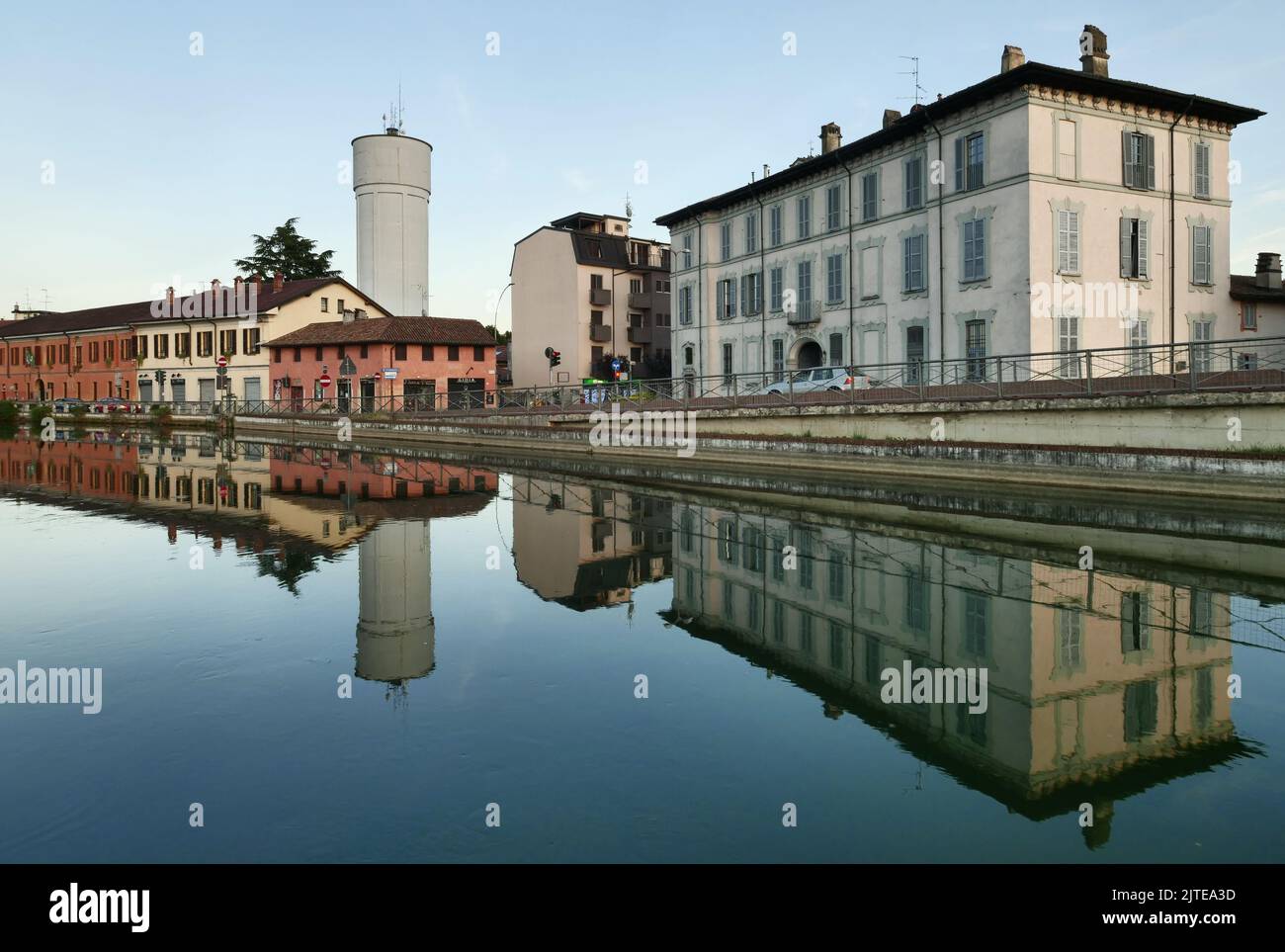 Gaggiano, Milan, Italy: Gaggiano, historic town with colorful buildings ...