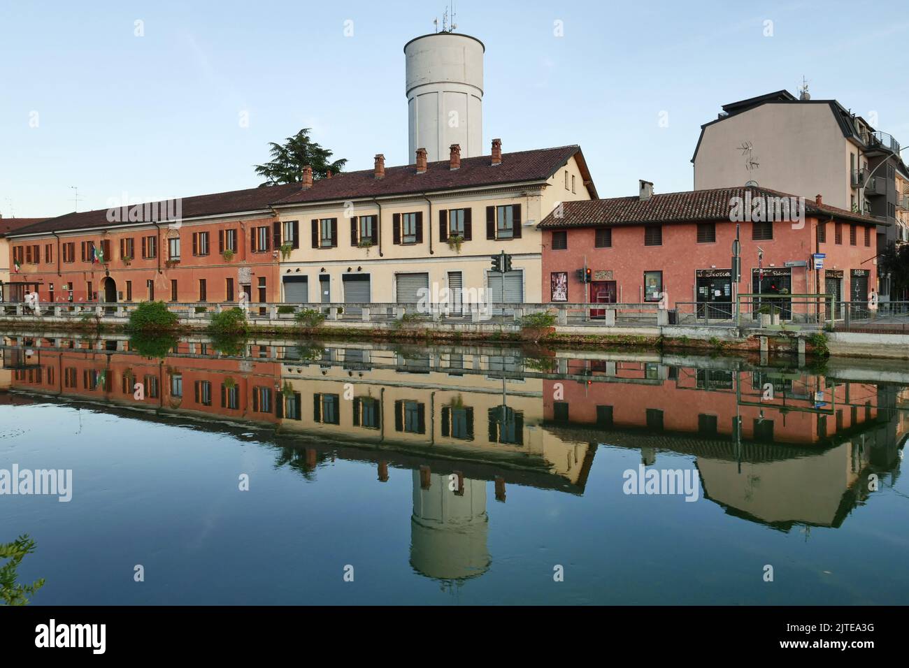 Gaggiano, Milan, Italy: Gaggiano, historic town with colorful buildings ...