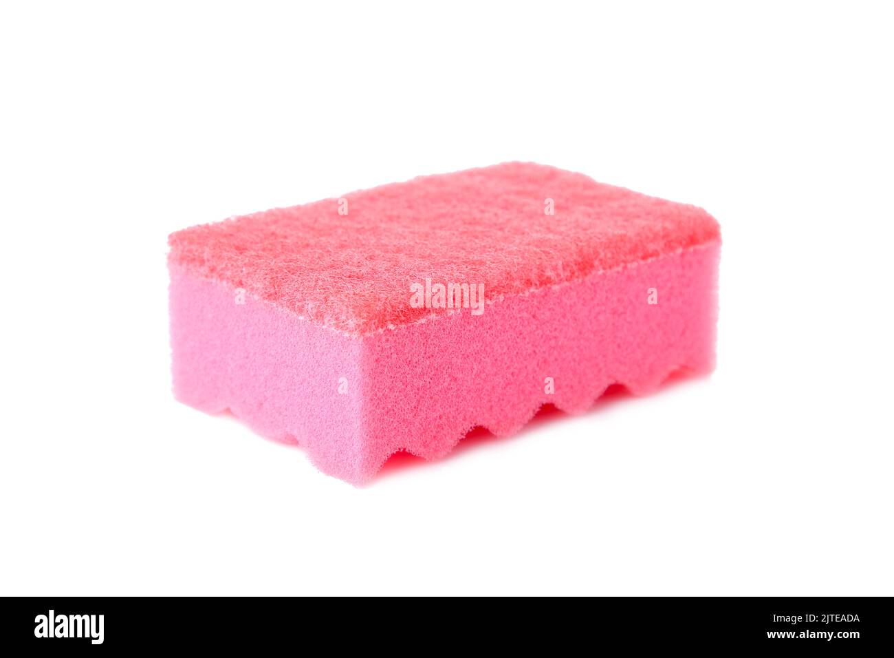 Sponge cleaning kit isolated on white background, close up Stock Photo ...