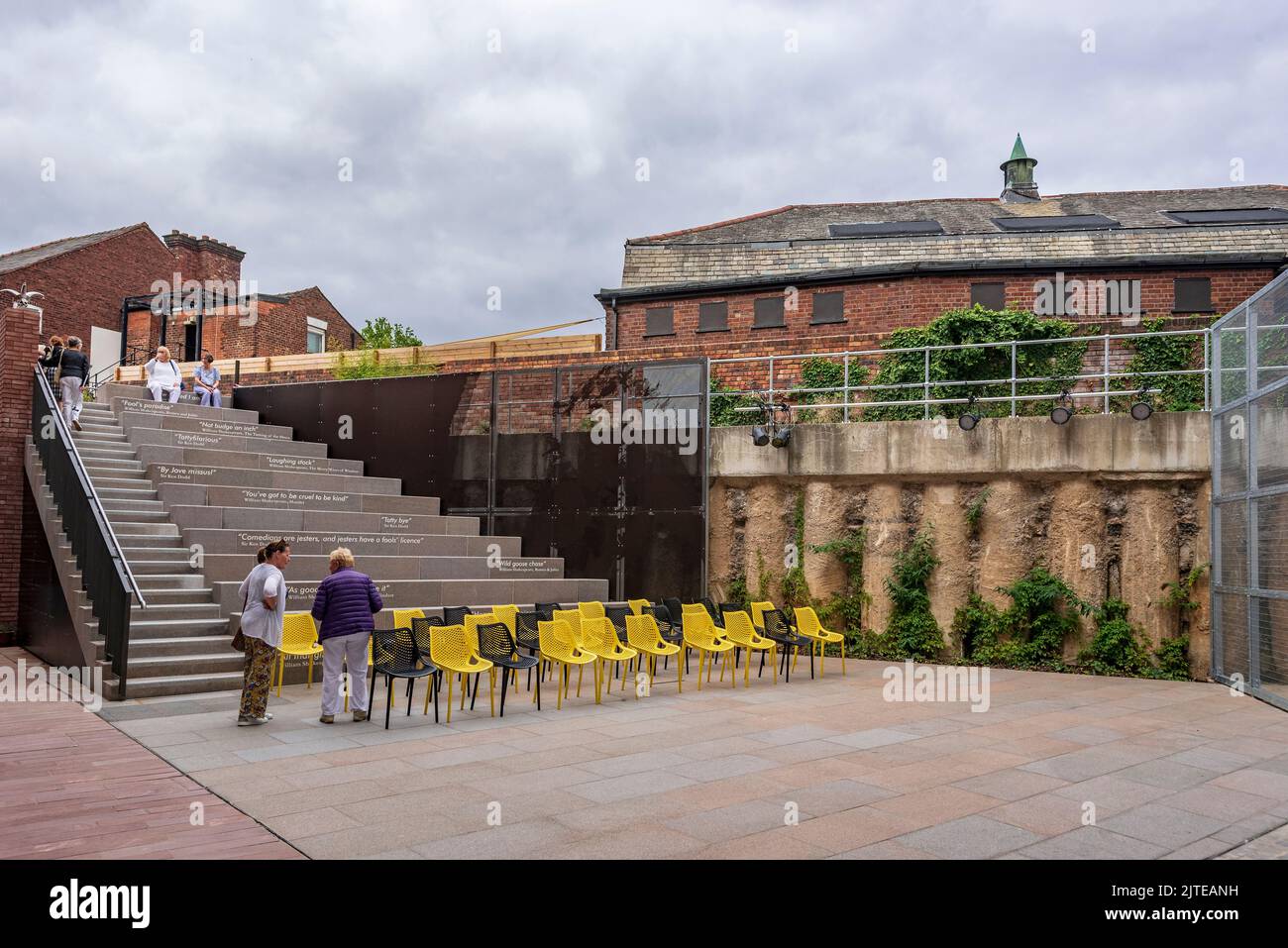 The Shakespeare North theatre in Prescot, Merseyside. The Ken Dodd ...