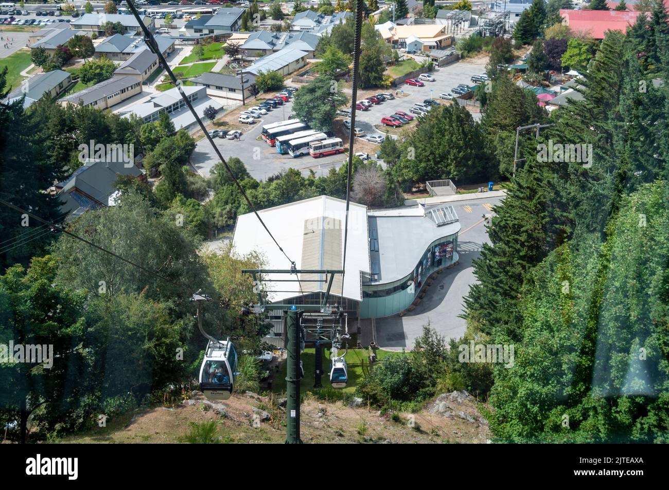 View of the Gondola ground terminal at the foot of Bob's Peak at ...
