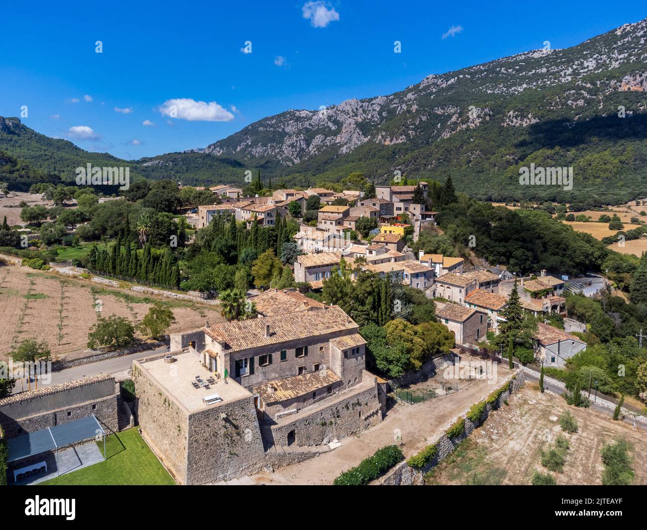 Cals Reis, Majorcan manor house, Orient village, Bunyola, Majorca ...