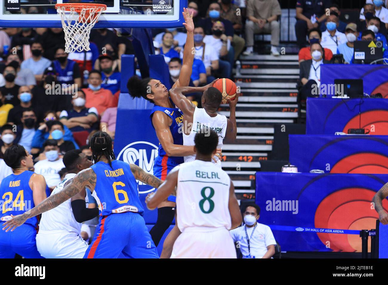 Pasay City, Metro Manila, Philippines. 29th Aug, 2022. Japeth Aguilar ...