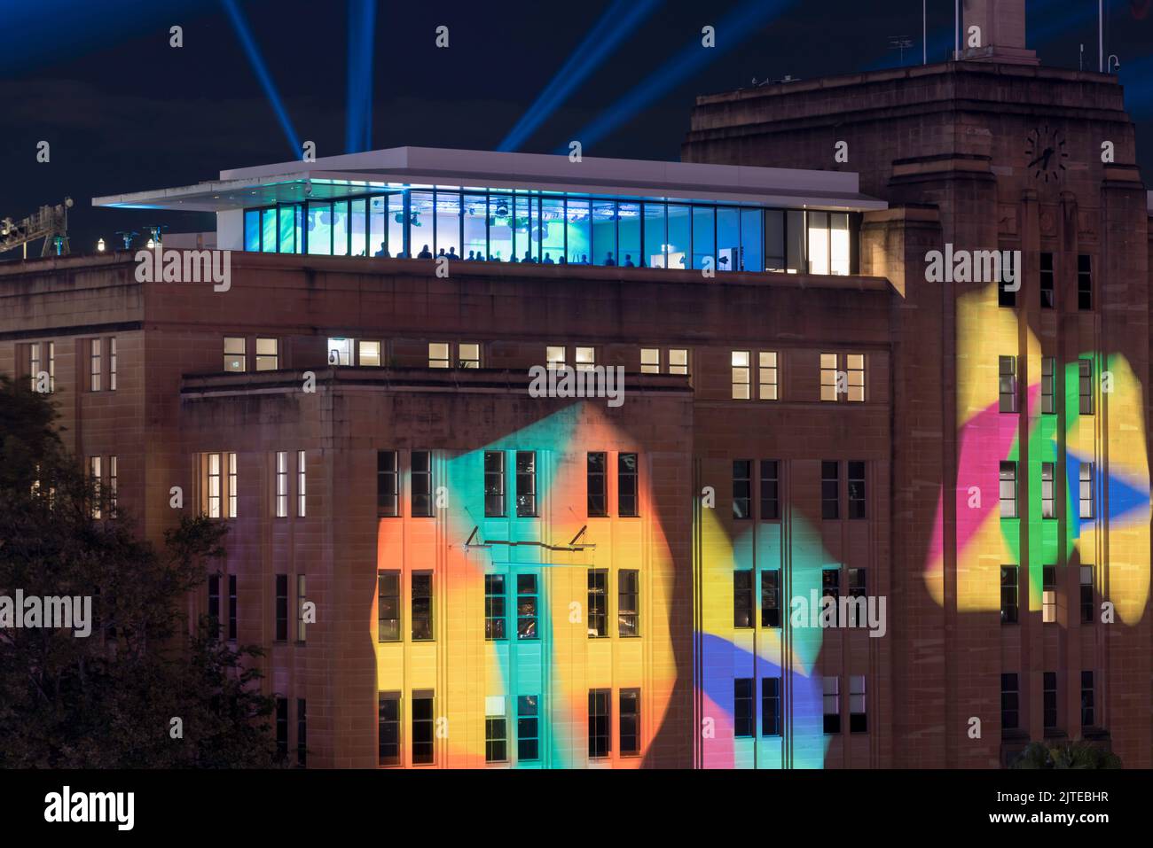 Free standing monumental inter war stripped classical building hi-res ...