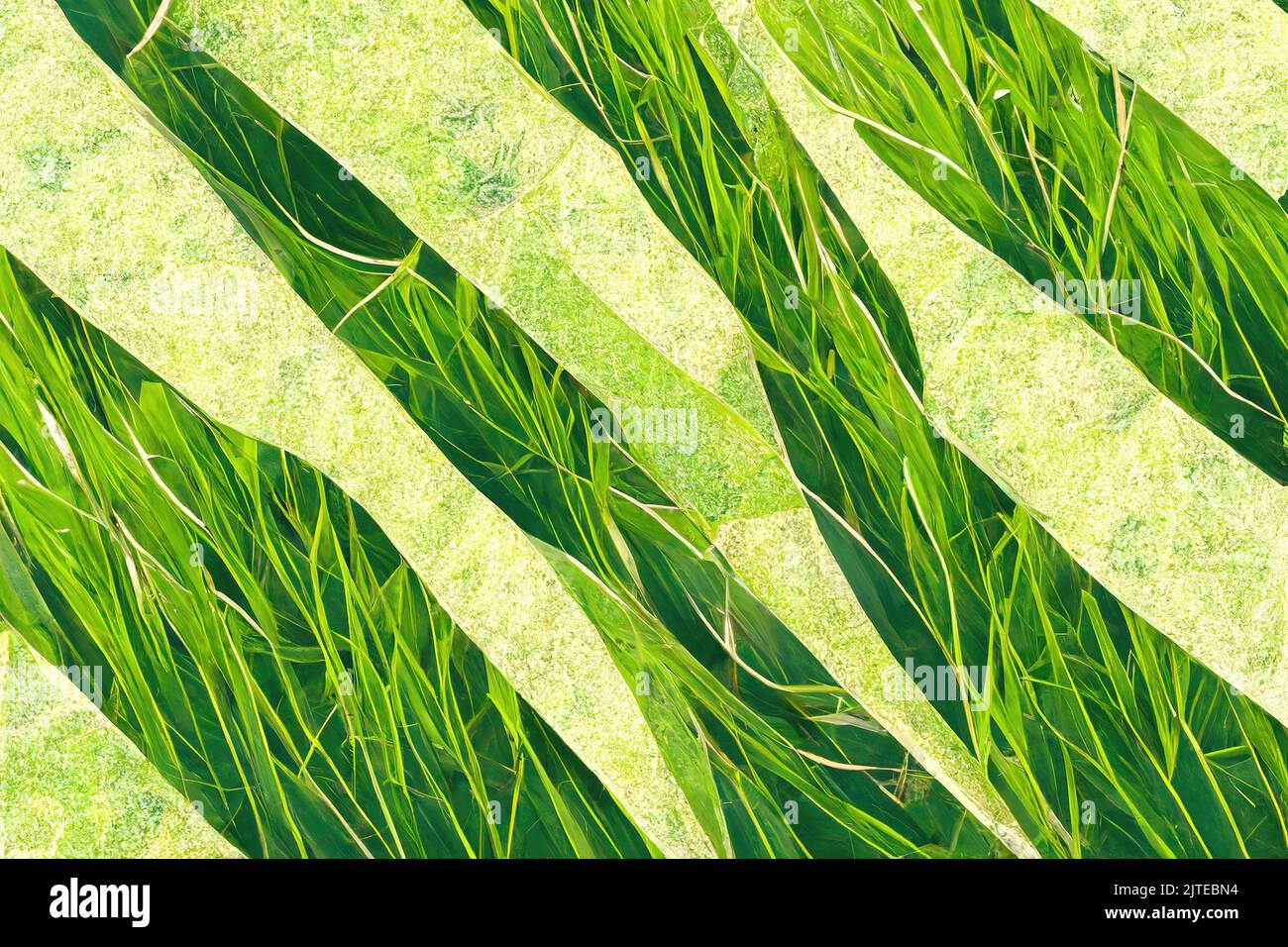 Abstract green grass background. Artificial Intelligence generated ...