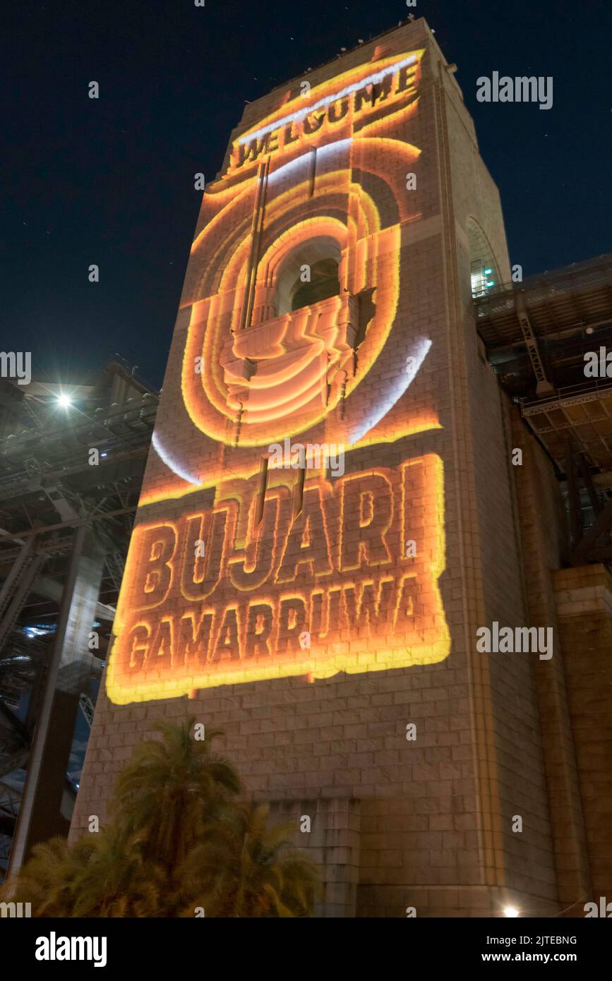 The words bujari gamarruwa, ‘good day’ in the language of the Gadigal ...