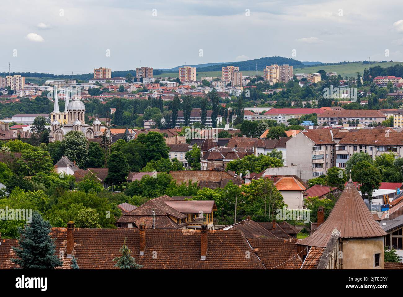 The city of Hunedoara in Romania Stock Photo - Alamy