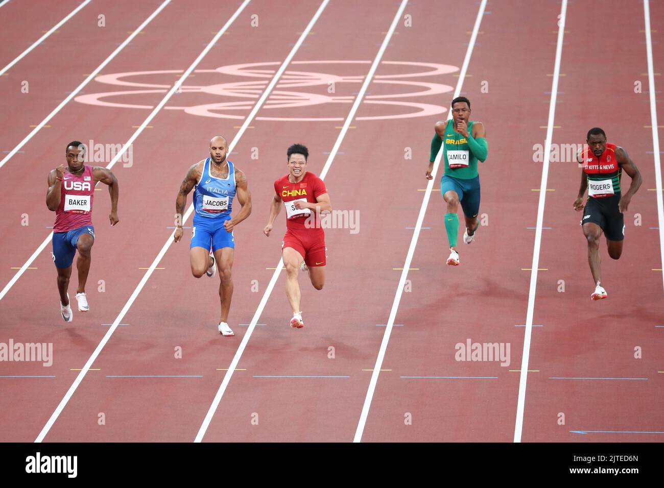 August 01st, 2021 - Tokyo, Japan: Ronnie Baker of United States, Lamont ...