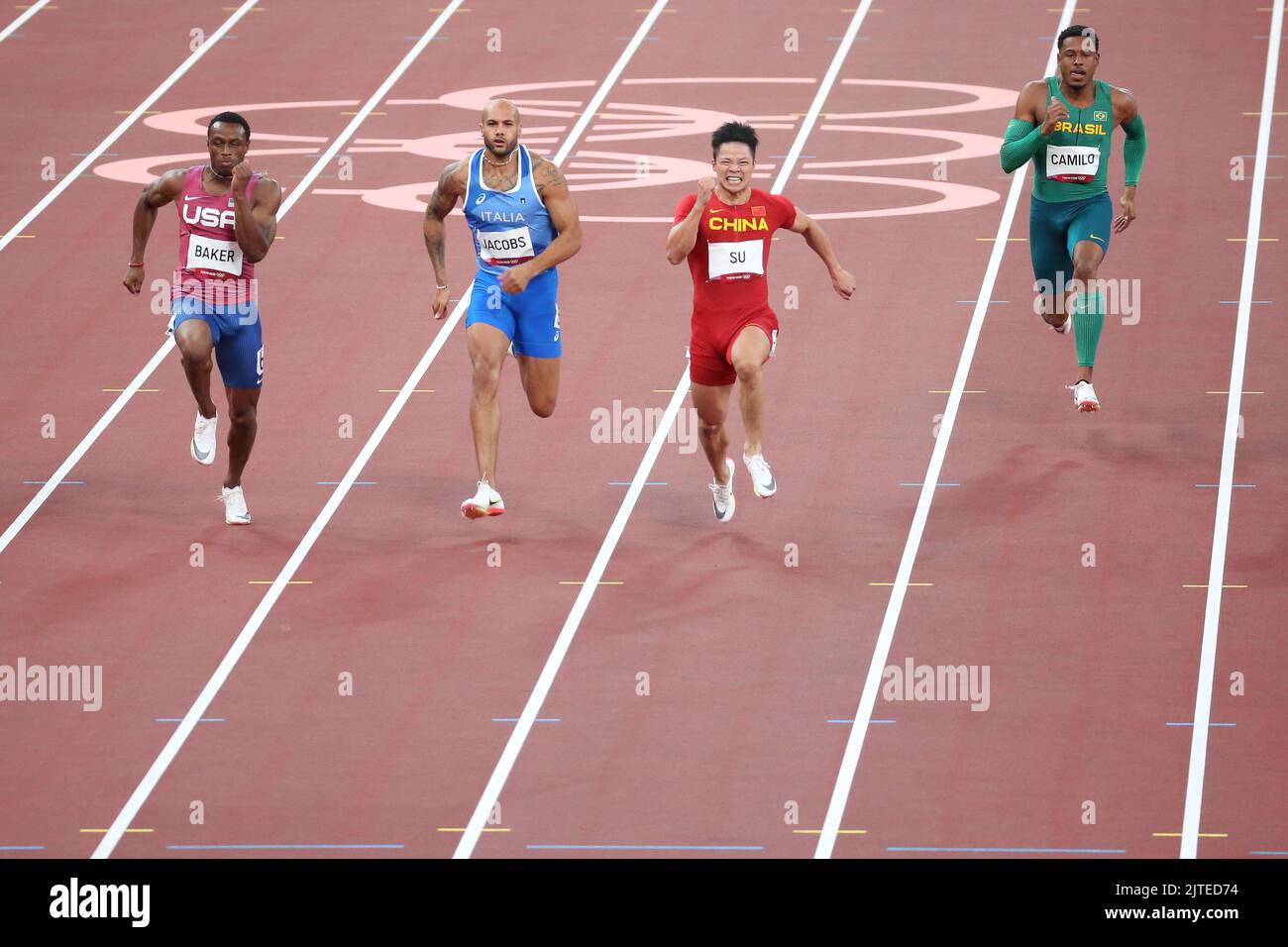 August 01st, 2021 - Tokyo, Japan: Ronnie Baker of United States, Lamont ...