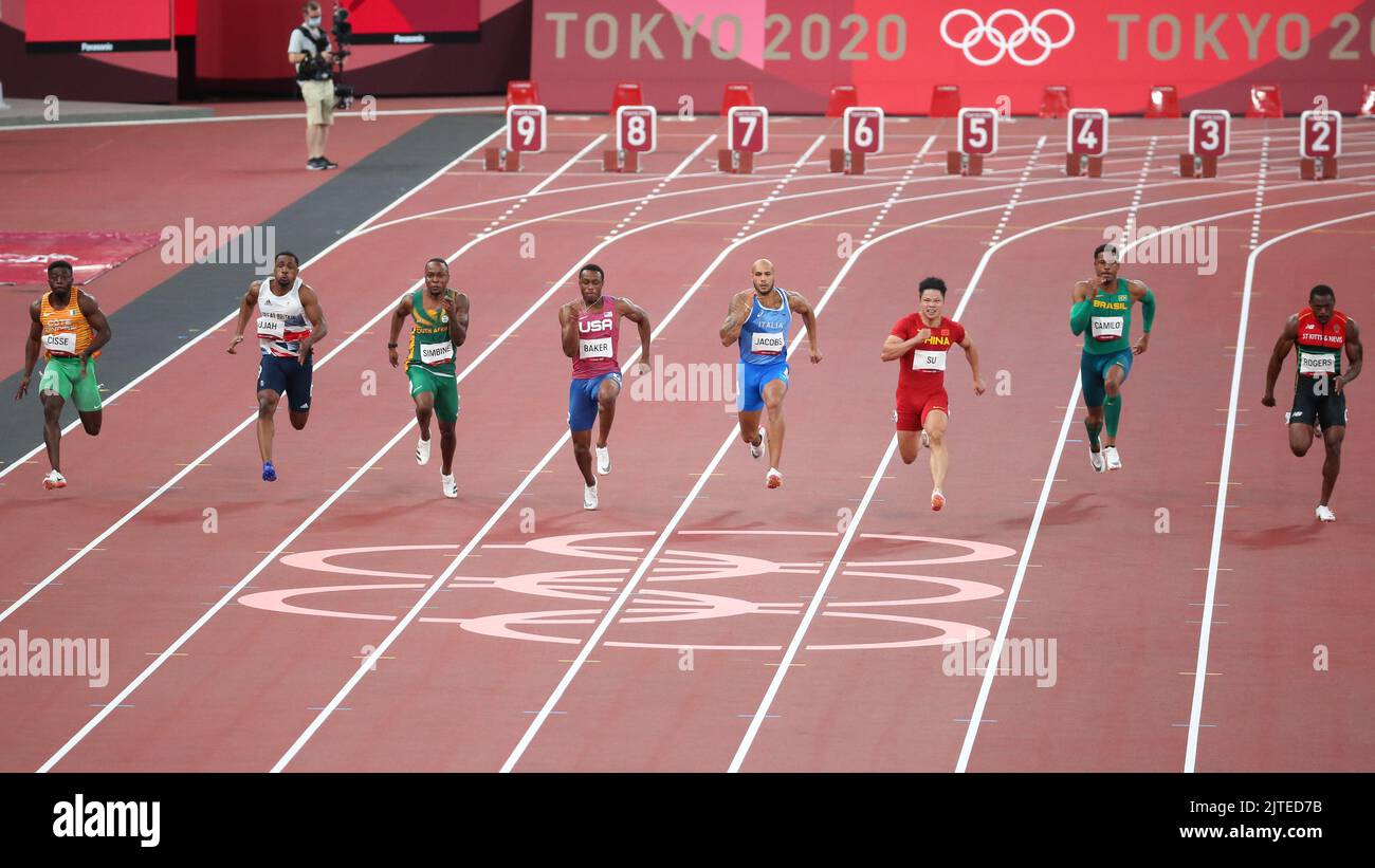 August 01st, 2021 - Tokyo, Japan: Arthur Cisse of Ivory Coast, Chijindu ...