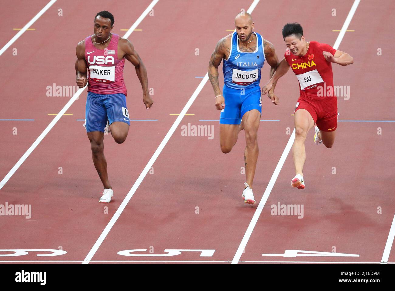 August 01st, 2021 - Tokyo, Japan: Ronnie Baker of United States, Lamont ...
