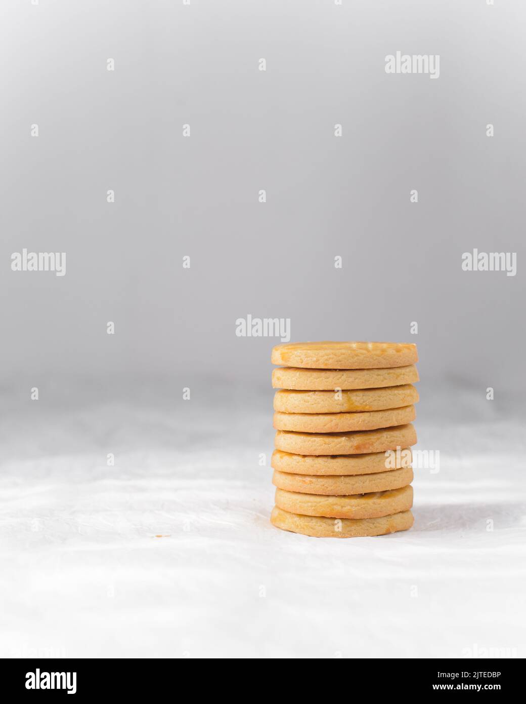 Sable Breton biscuits or stacked french butter cookies Stock Photo - Alamy