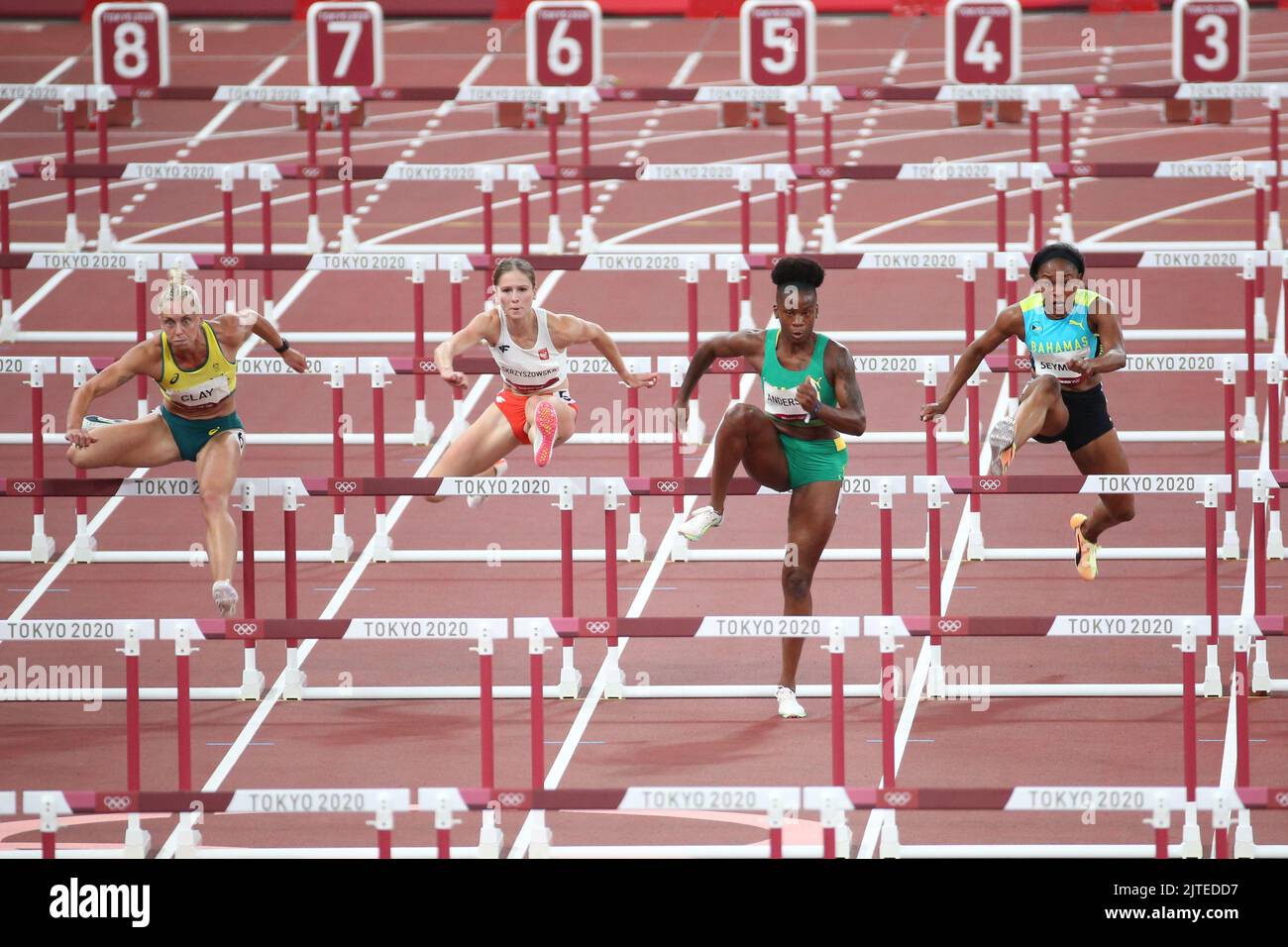 August 01st, 2021 - Tokyo, Japan: Liz Clay of Australia, Pia ...