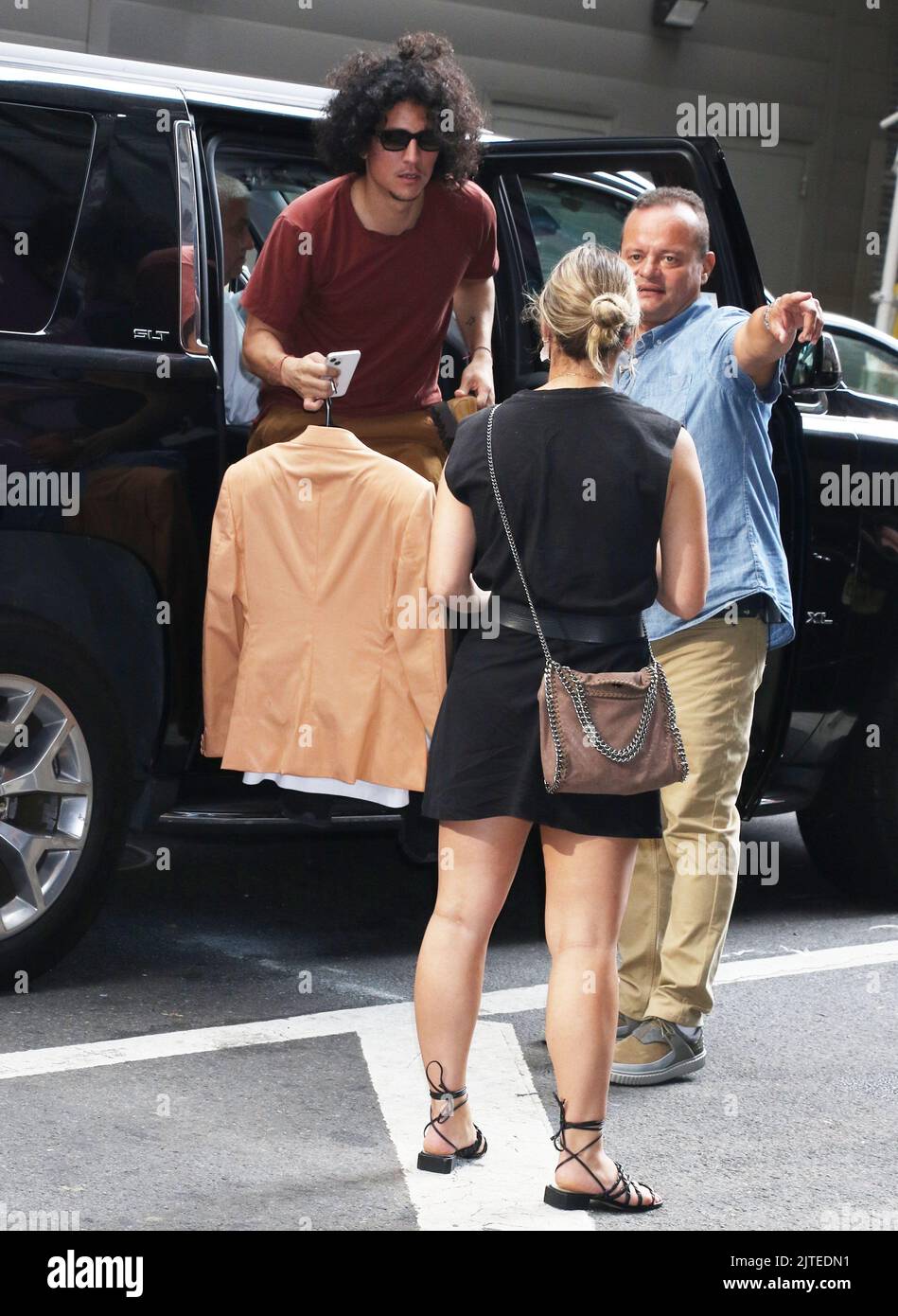 New York, NY, USA. 29th Aug, 2022. Danny Ramirez seen at Good Morning ...