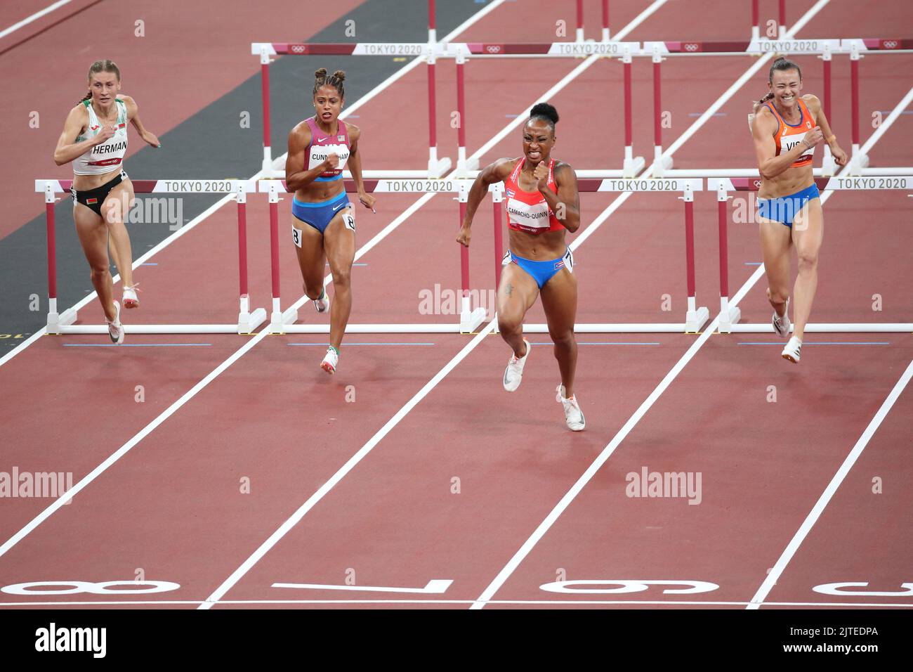 August 01st, 2021 - Tokyo, Japan: Elvira Herman of Bulgaria, Gabriele ...