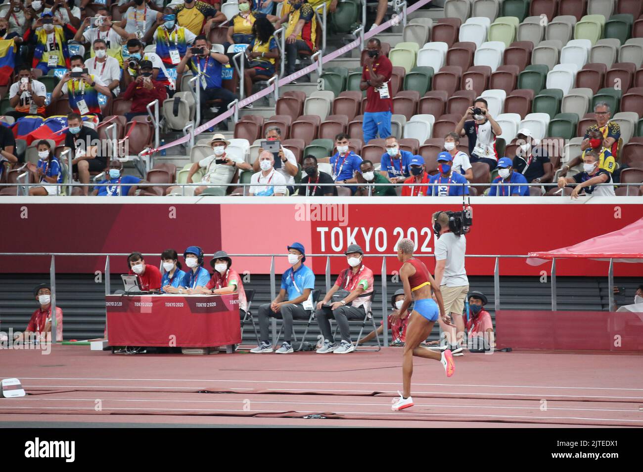 August 01st, 2021 - Tokyo, Japan: Yulimar Rojas of Venezuela in action ...