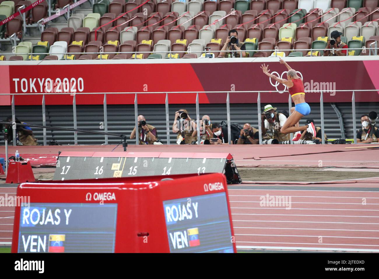 August 01st, 2021 - Tokyo, Japan: Yulimar Rojas of Venezuela in action ...