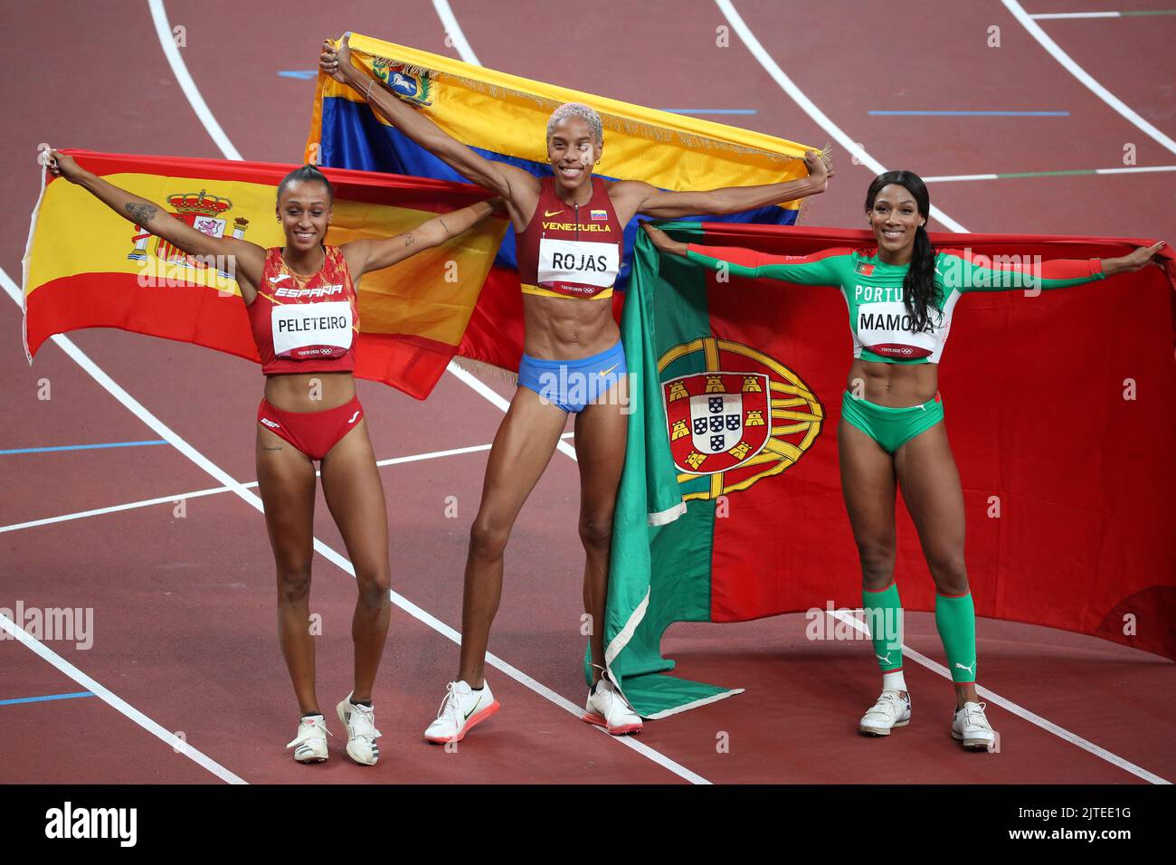 August 01st, 2021 - Tokyo, Japan: Ana Peleteiro of Spain (left ...
