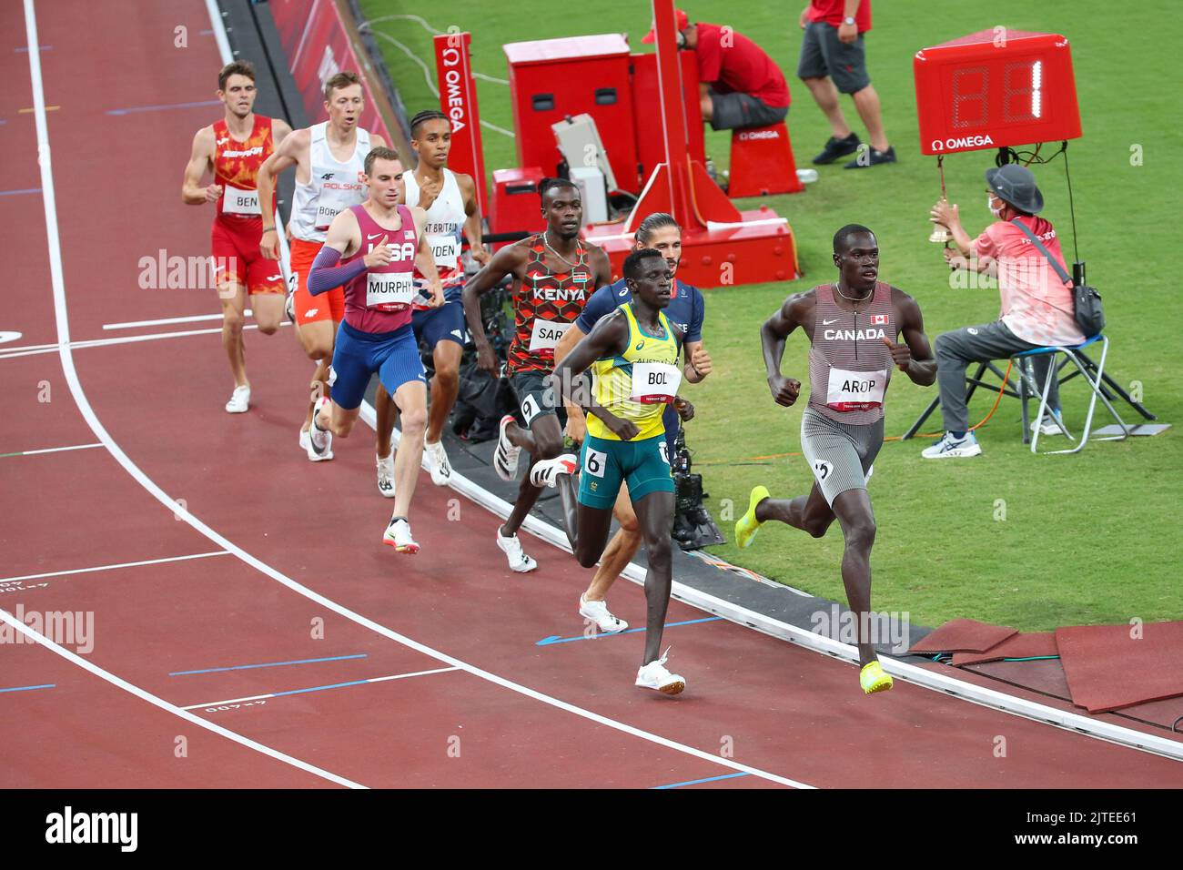 August 01st, 2021 - Tokyo, Japan: Peter Bol of Australia finishes 1st ...