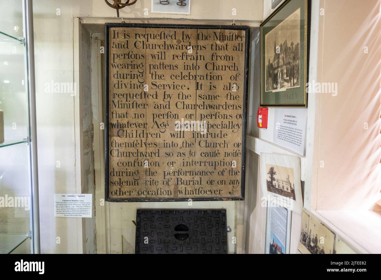Midhurst, August 22nd 2022: Inside the local museum Stock Photo - Alamy