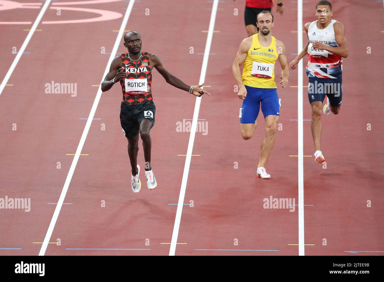 August 01st, 2021 - Tokyo, Japan: Ferguson Cheruiyot Rotich of Kenya ...