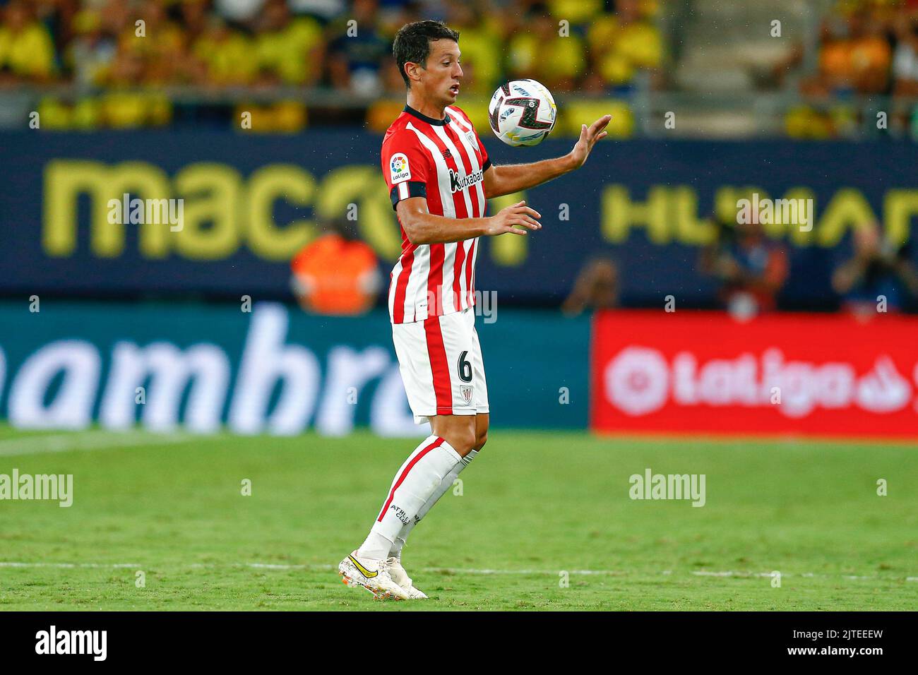 Cadiz, Spain. 29th Aug, 2022. Mikel Vesga of Athletic Club during the ...