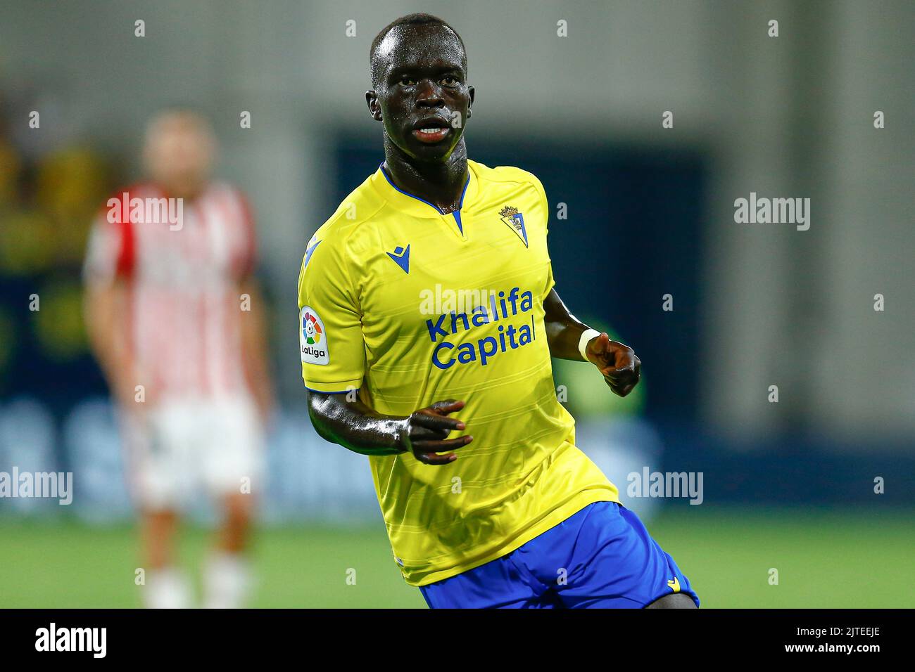 Awer Mabil of Cadiz during the La Liga match between Cadiz CF and ...