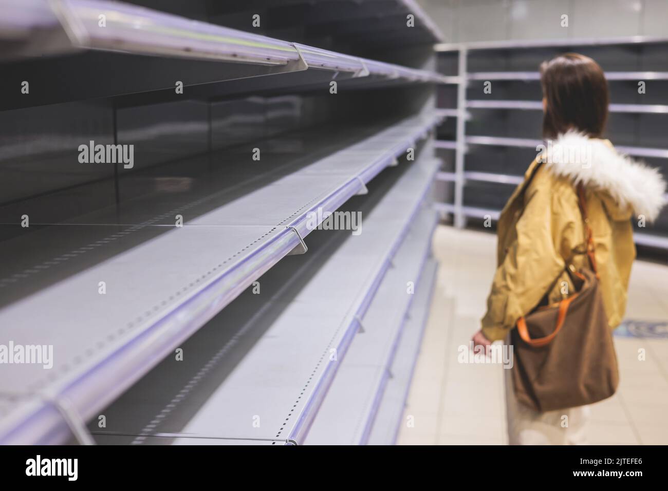 Moscow food shortage hi-res stock photography and images - Alamy