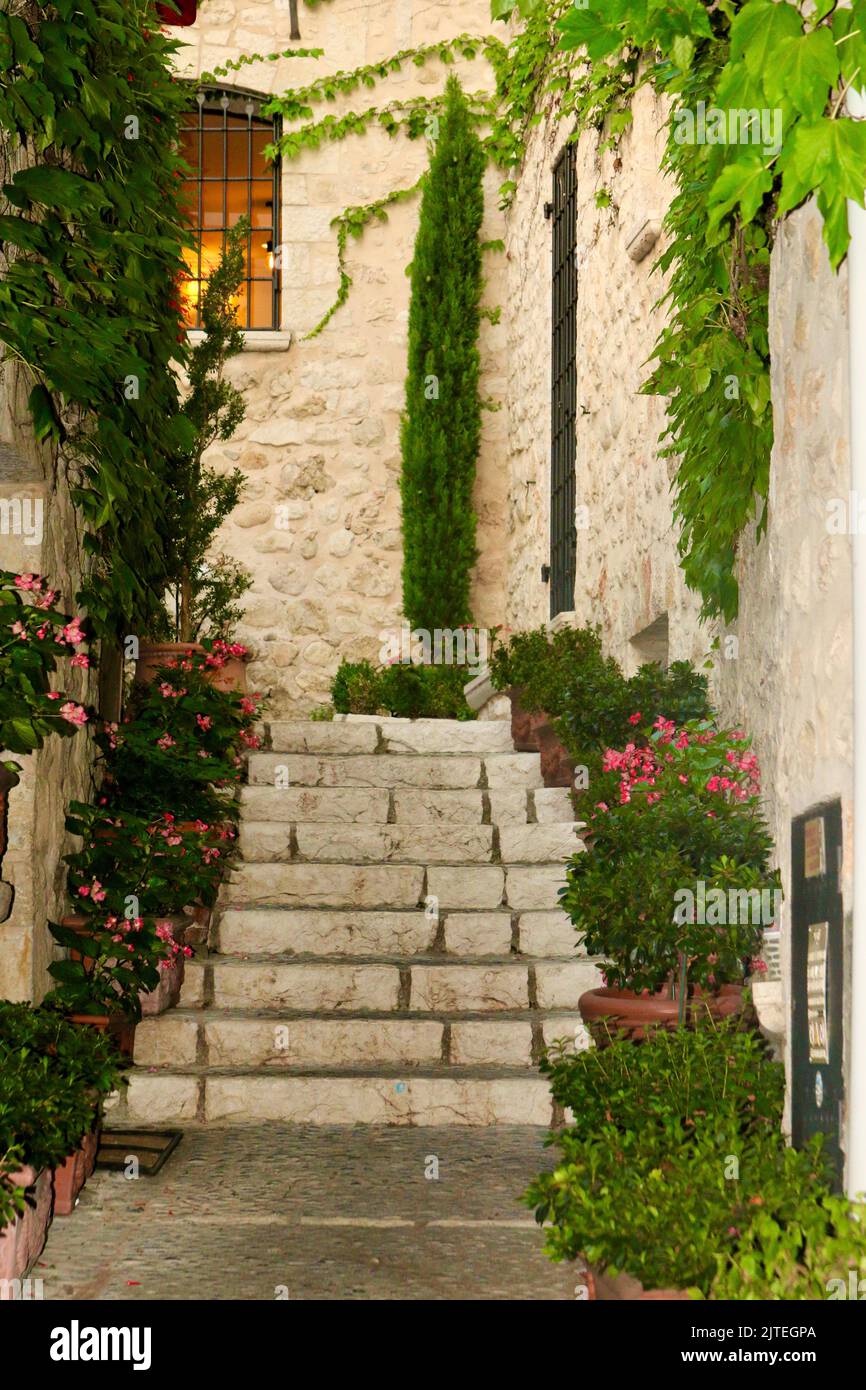 French riviera sea view Antibes Stock Photo - Alamy