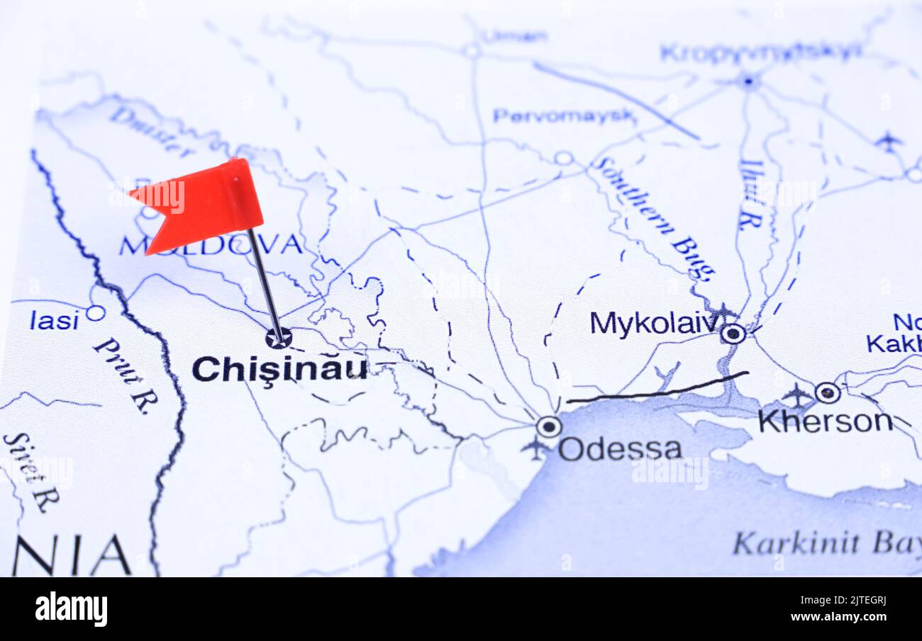 Chisinau map hi-res stock photography and images - Alamy