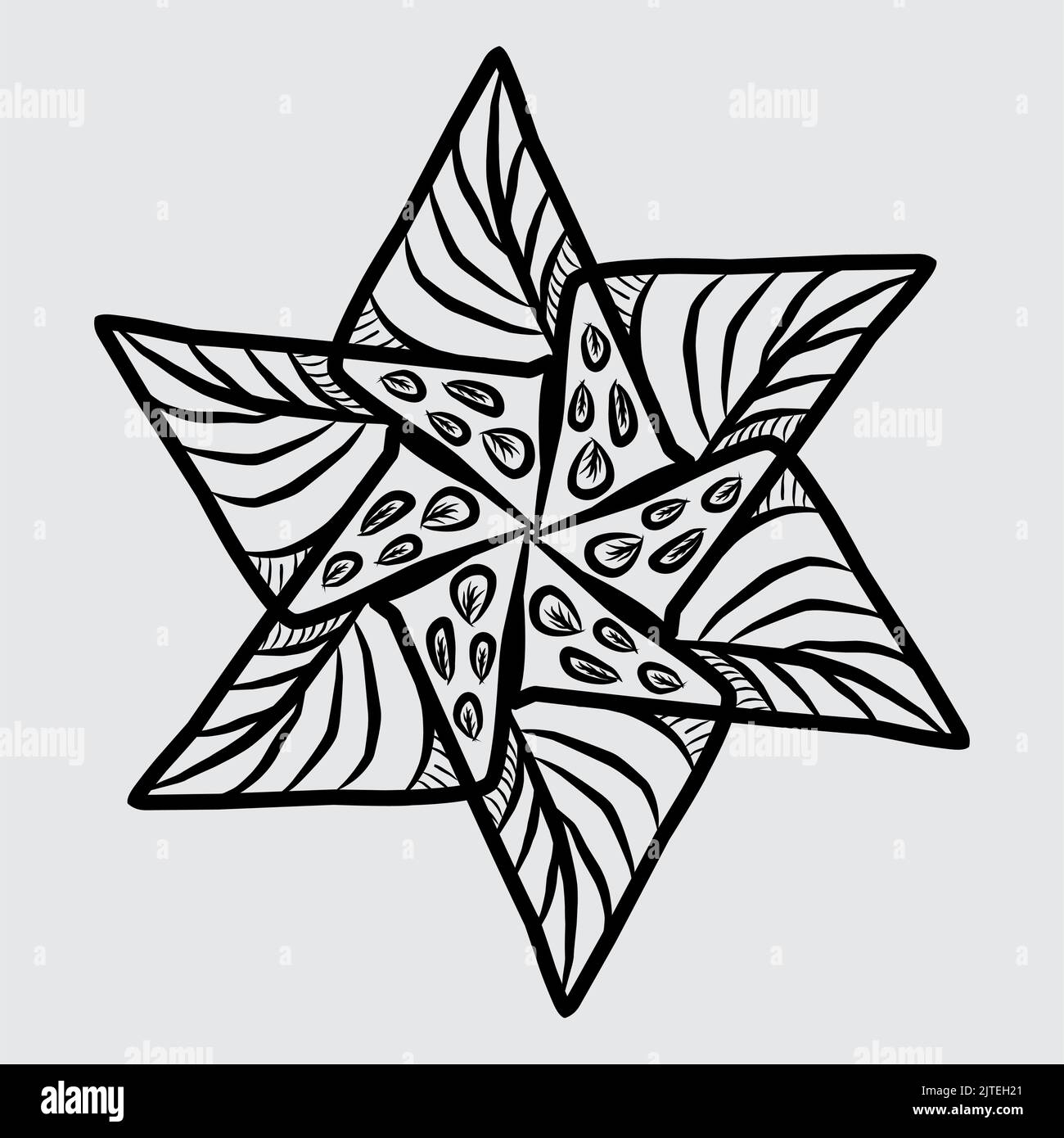 A vector illustration of beautiful line art Stock Vector Image & Art ...