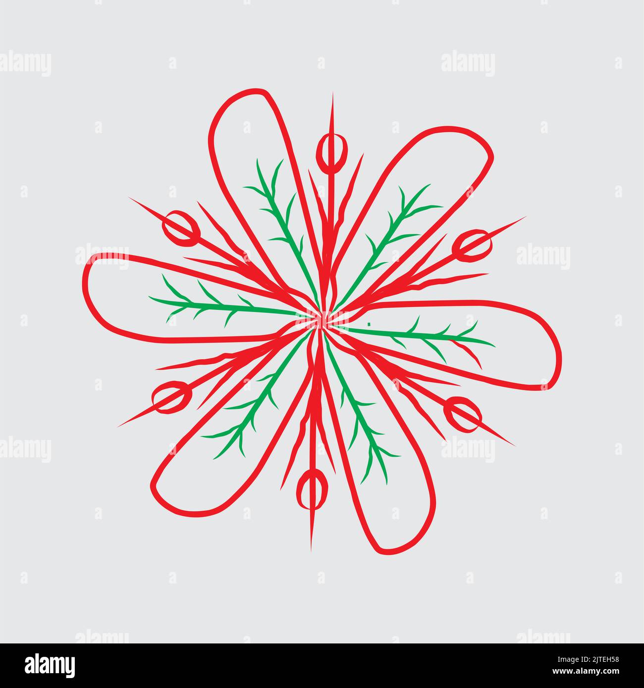 A vector illustration of beautiful line art Stock Vector Image & Art ...