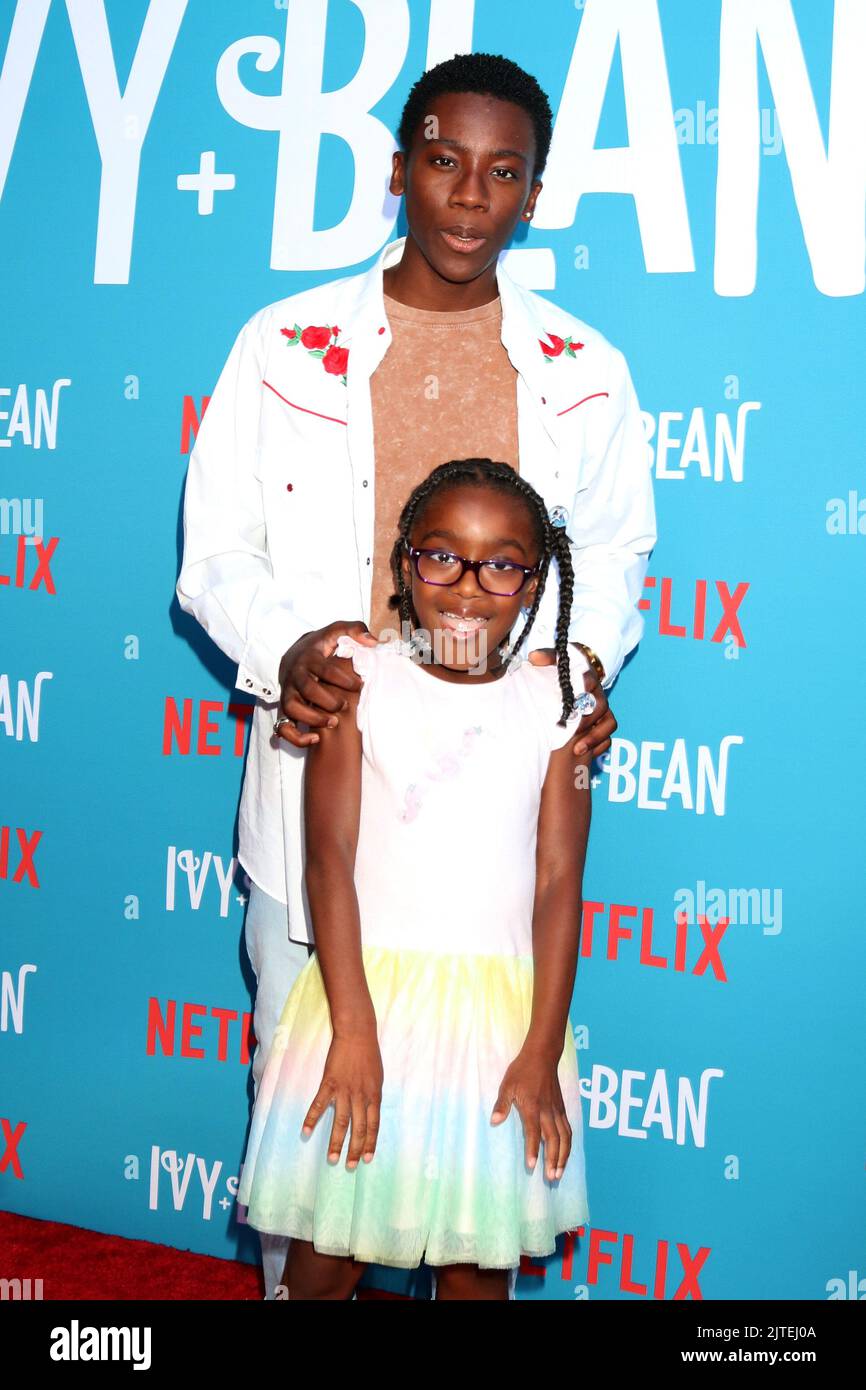 Los Angeles, CA, August 29, 2022, Skylar Reed, Ramon Reed at the Ivy ...