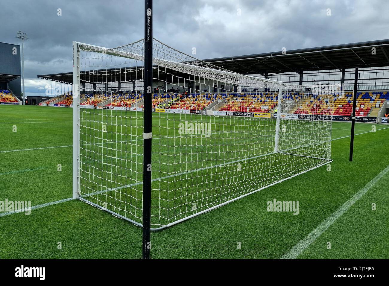 York, UK. 30th Aug, 2022. General view of the LNER stadium during the ...