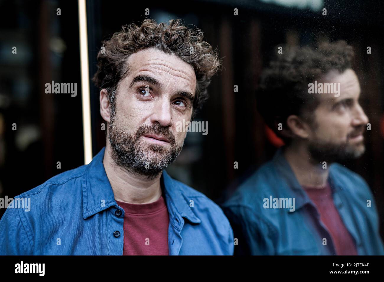 Berlin, Germany. 23rd Aug, 2022. Actor Oliver Wnuk stands in front of ...