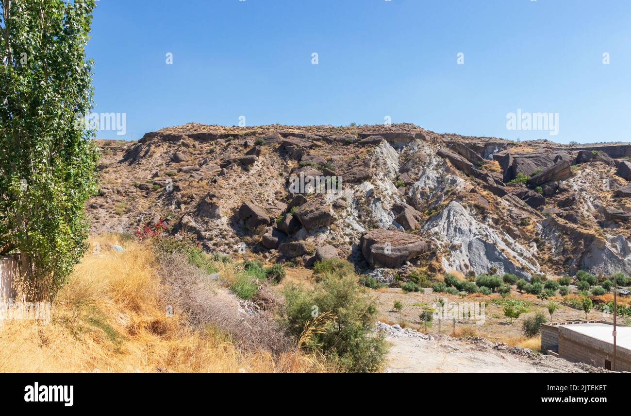 Partaloa a Small Town in the Almanzora Valley, Almeria province ...