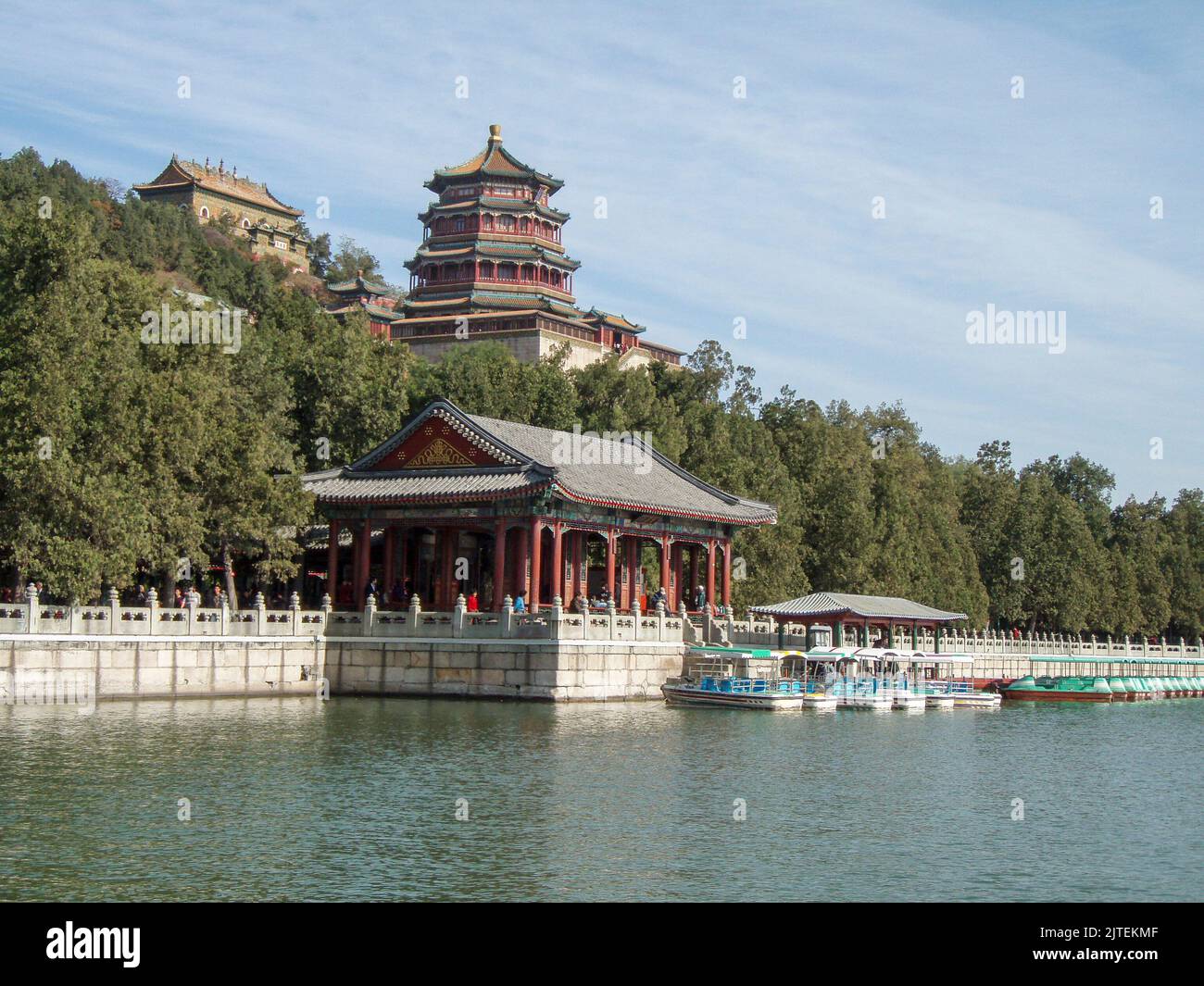 The Summer Palace is a vast ensemble of lakes, gardens and palaces in ...