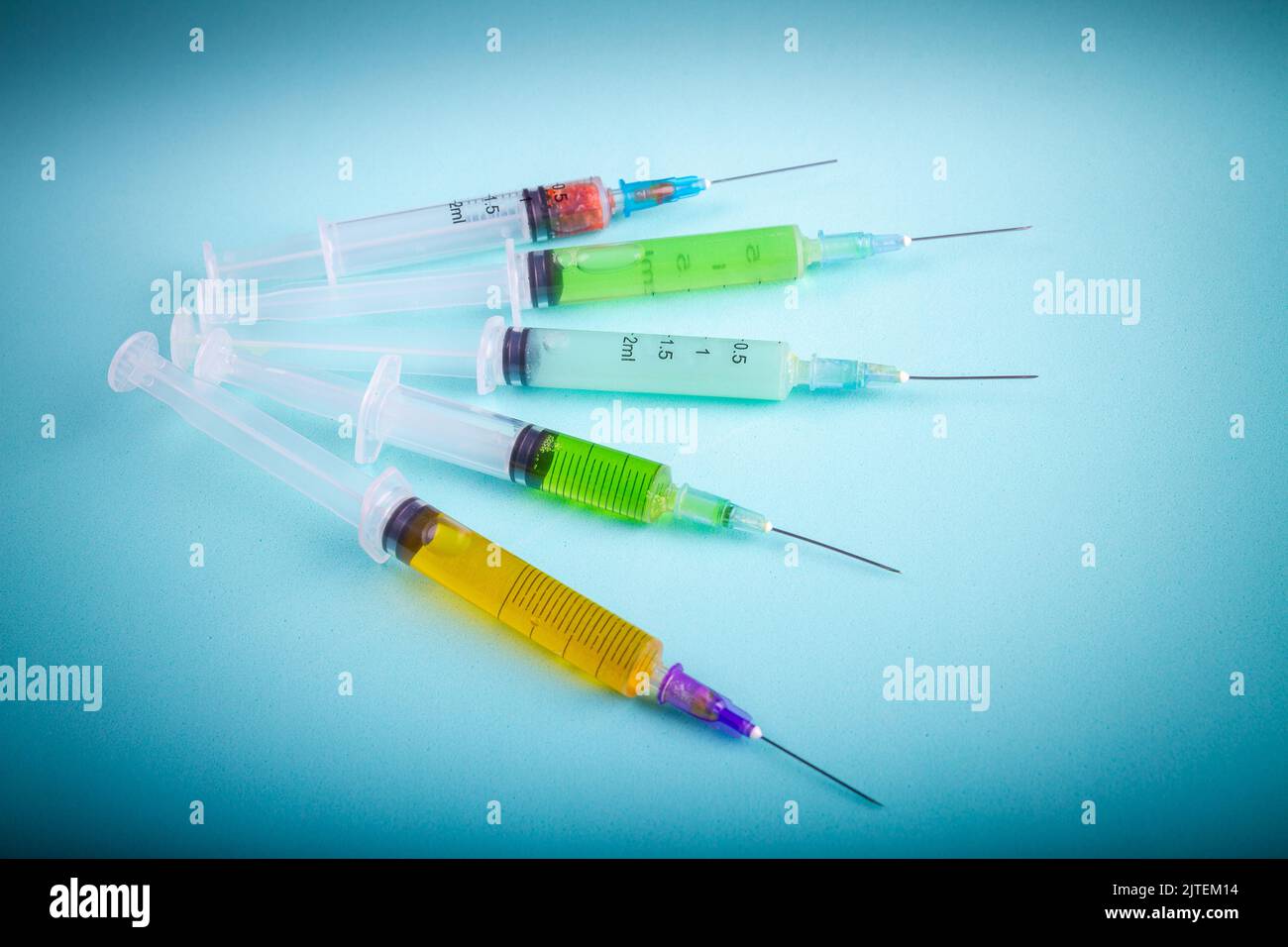 Heparin syringes hi-res stock photography and images - Alamy